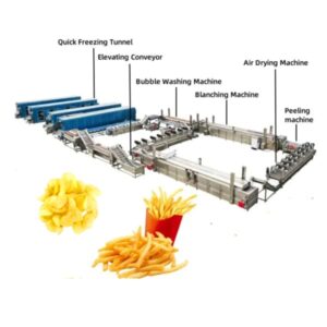 Ligne de production de frites - Machine alimentaire DT